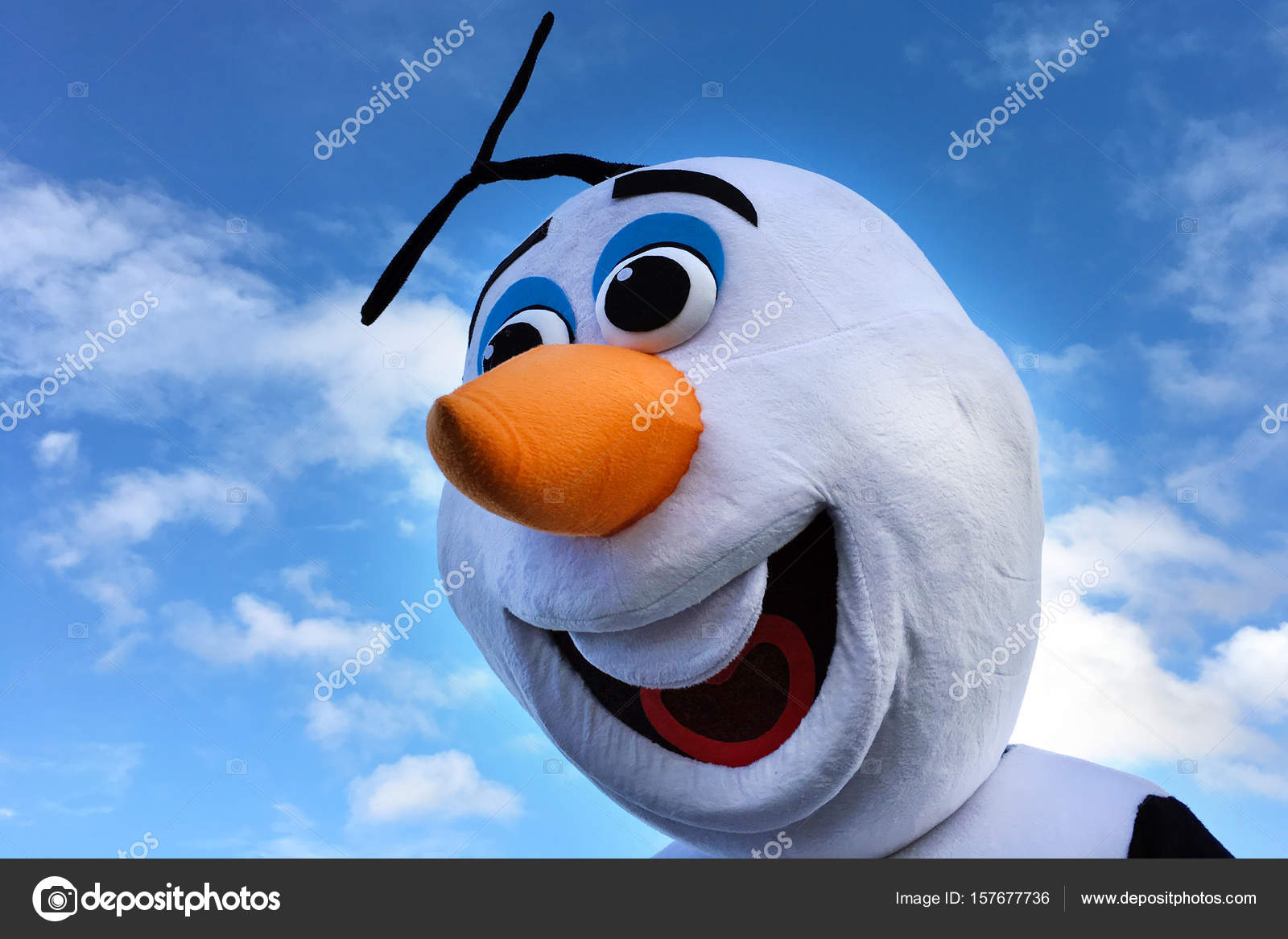Olaf snowman fictional character — Stock Photo © lucidwaters #157677736