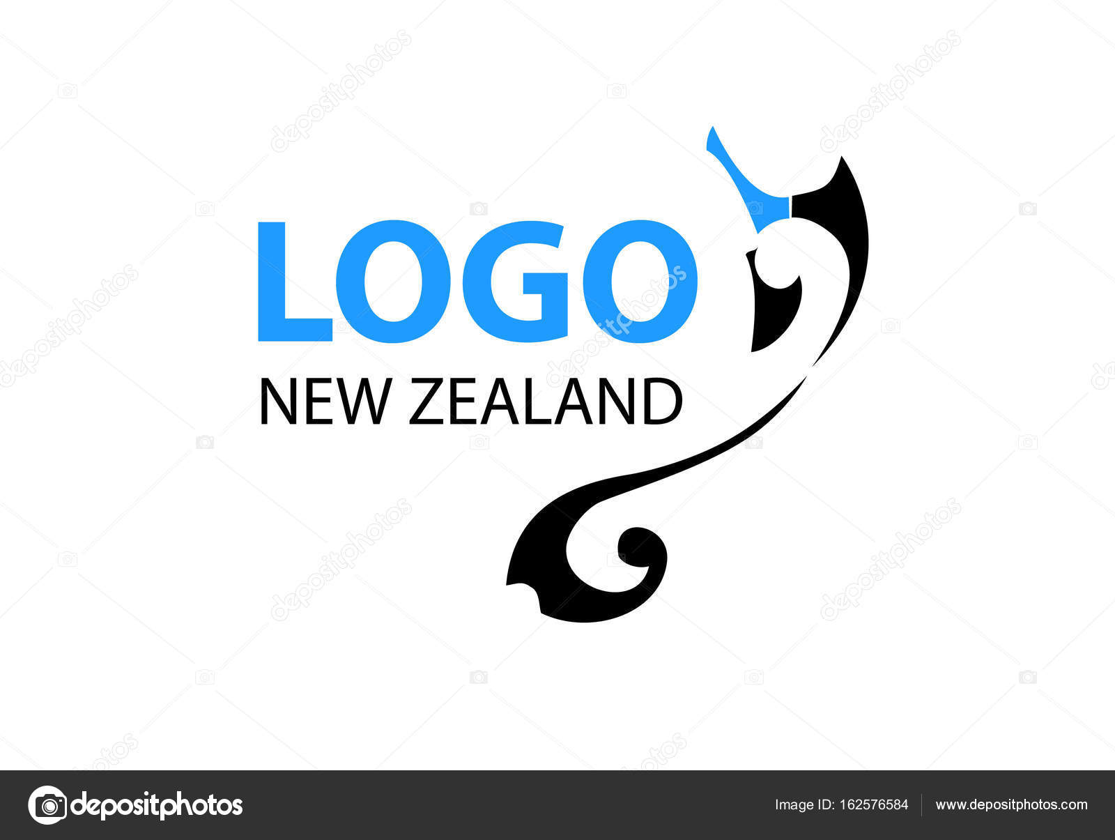 Vector - New Zealand modern logo, isolated on white background. Vector ...