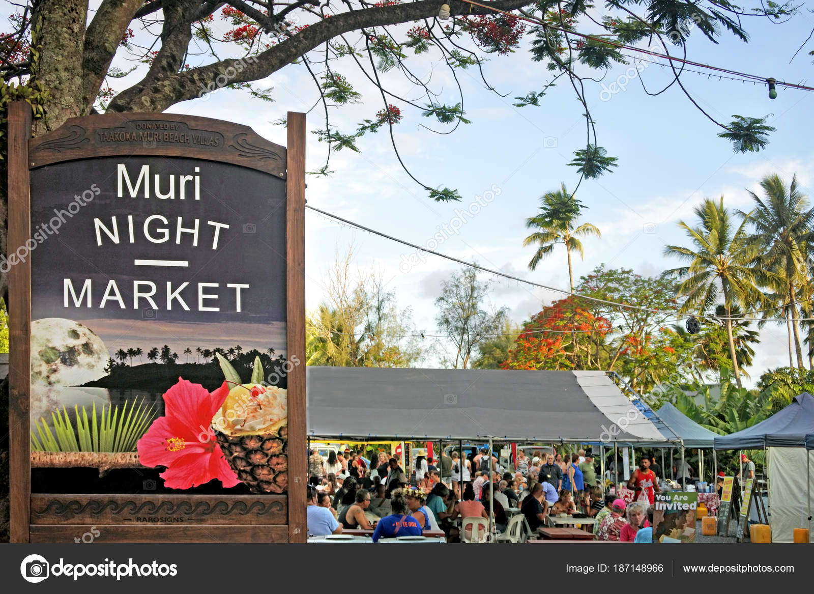 Muri Night Markets in Rarotonga Cook Islands – Stock Editorial Photo ...