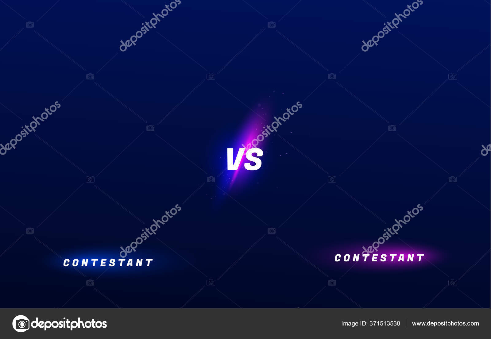 Background Sport Competition Poster Game Fight Battle Duel Concept Blue ...