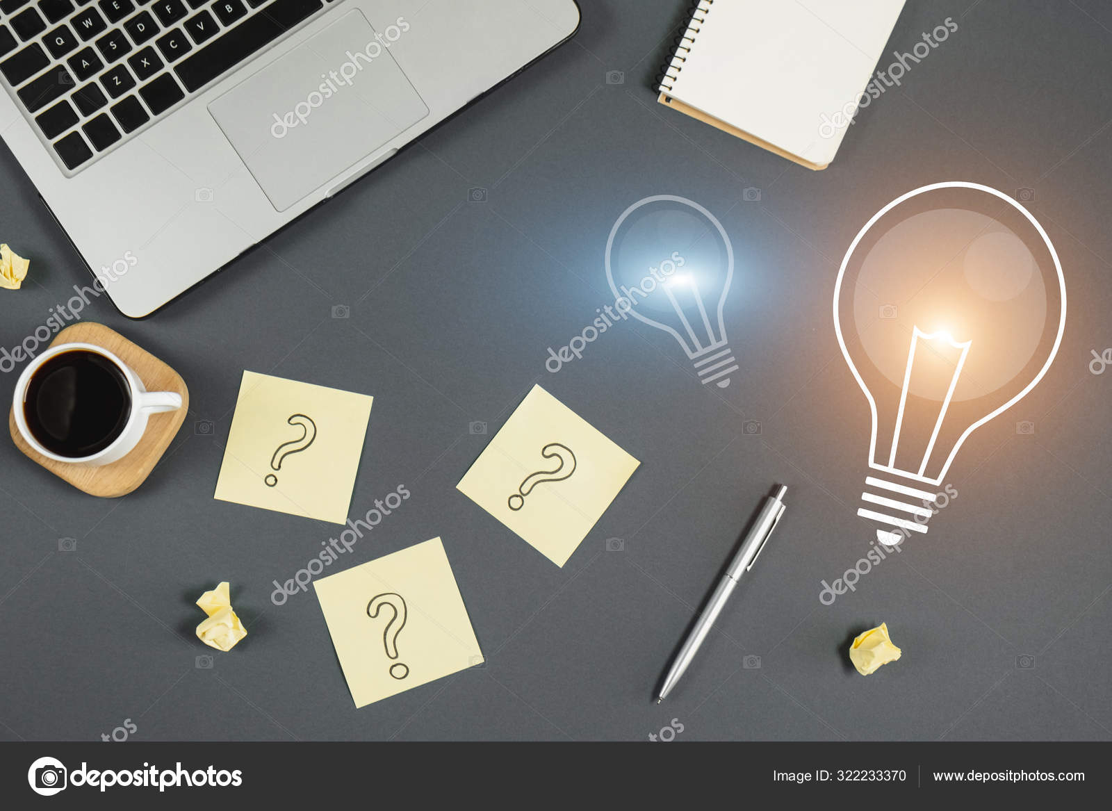 Light Bulb Sticky Notes