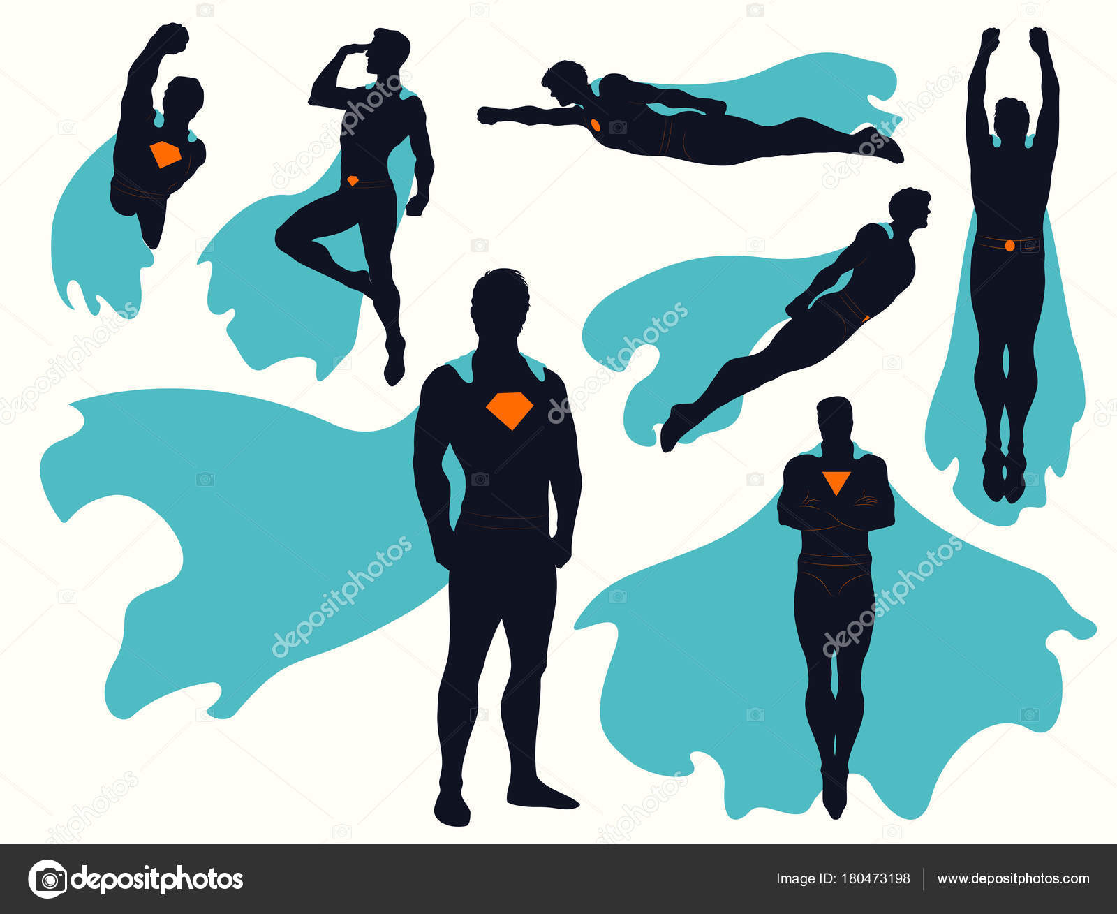 Superhero Flying Pose