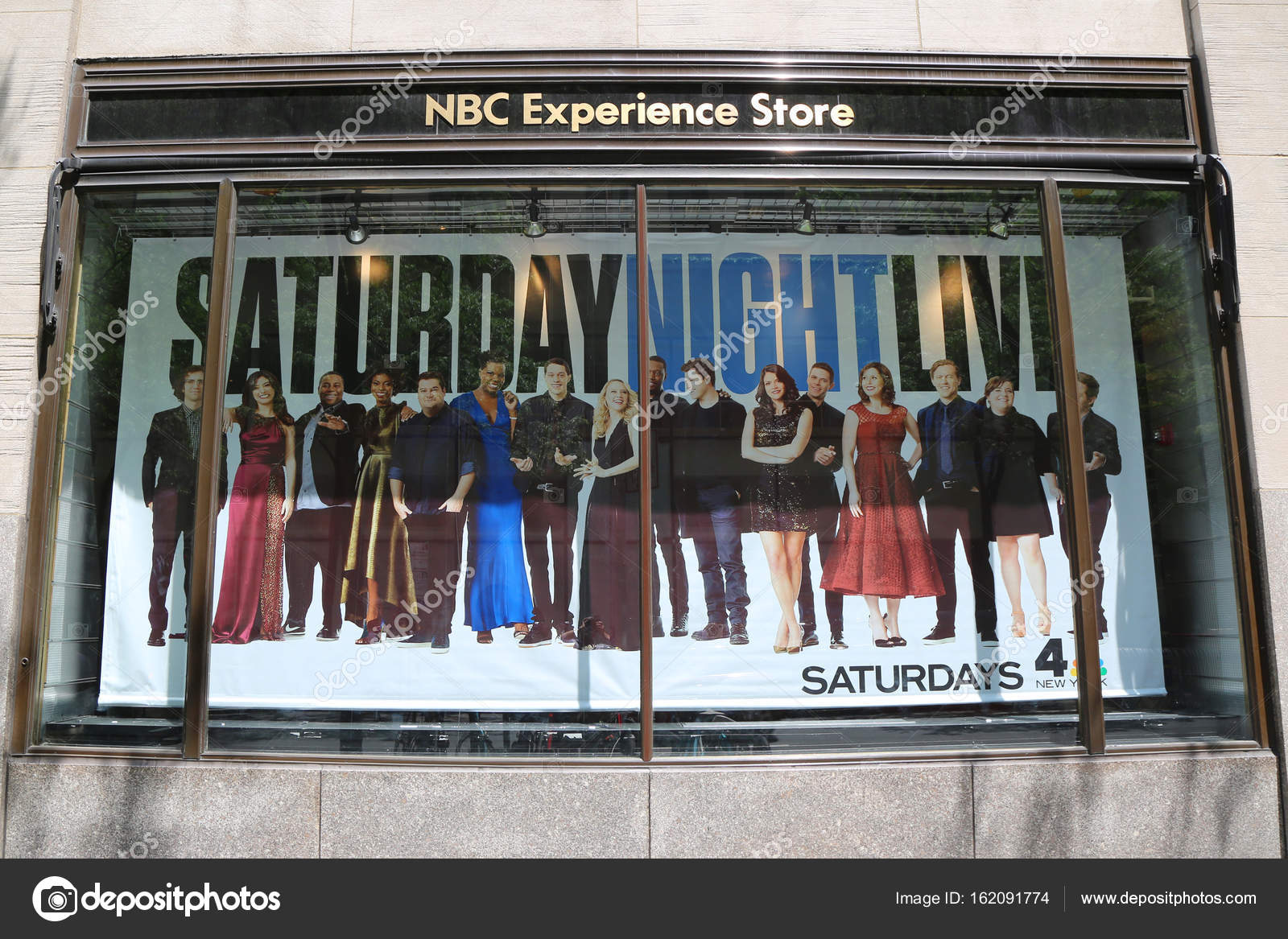 NBC Experience Store window display decorated with Saturday Night Life ...