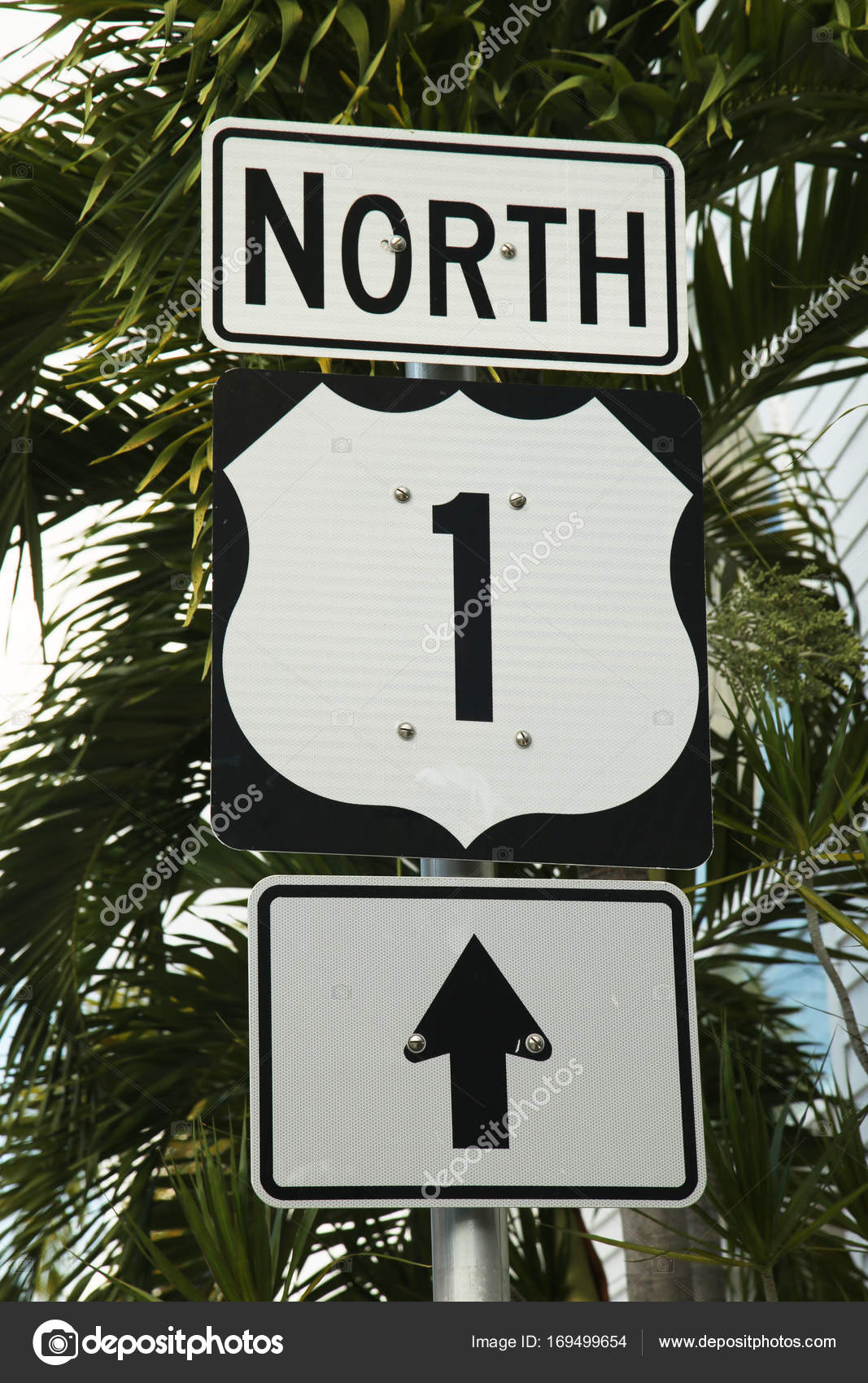 U.S. Route 1 Sign in Key West, Florida, USA — Stock Editorial Photo ...