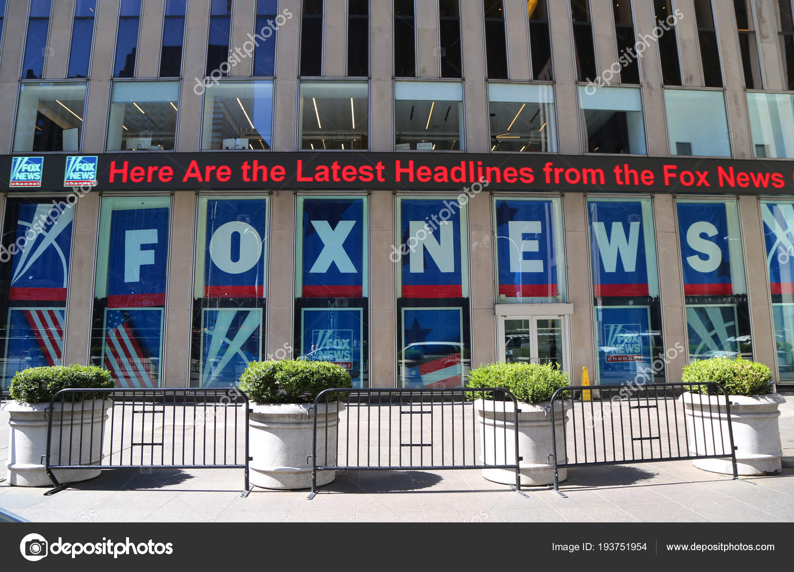 New York April 2018 Fox News Channel News Corporation Headquarters ...