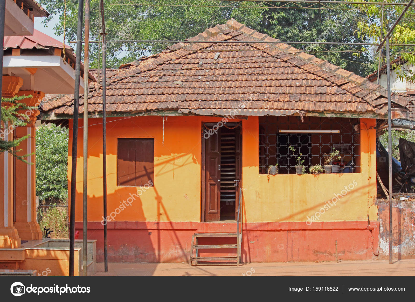 Goan Architecture Old House Structure Goa India Stock Photo by ©yogesh ...