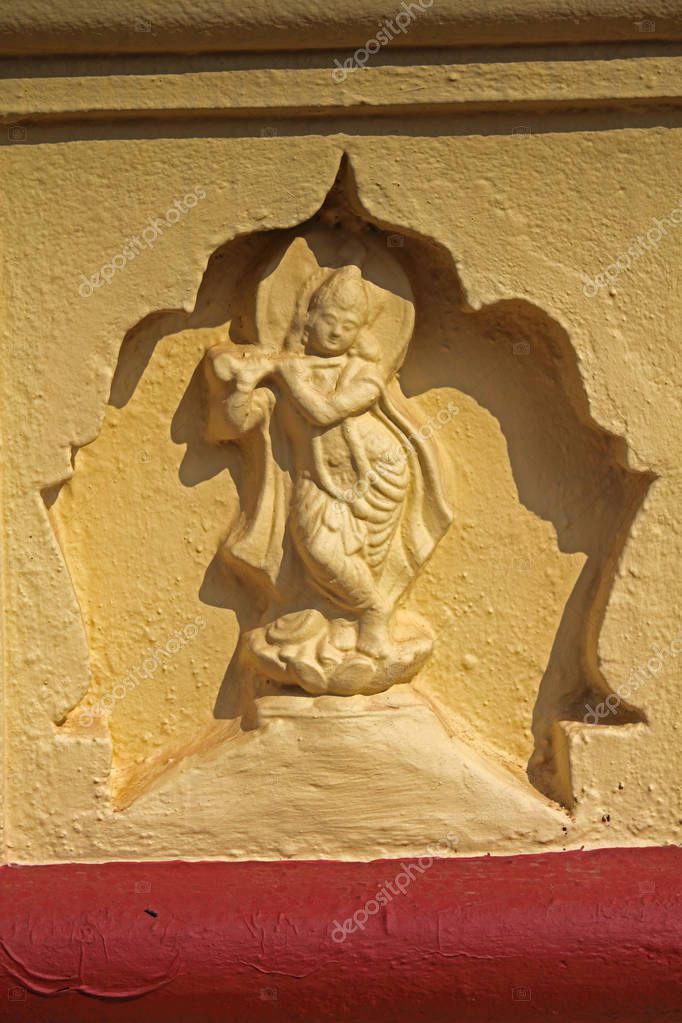 El Se or Krishna en el Templo Shri Shantadurga, Fatarpekar, Goa, India 2024