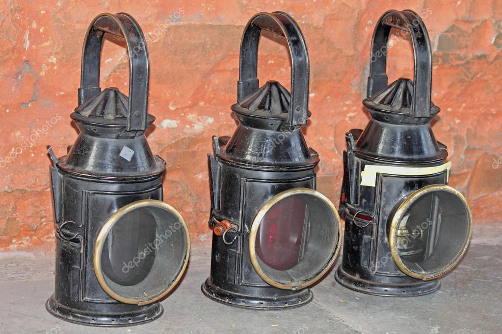 Very Rare Original 1890s British India Railway Lineman 's Red / Green ...