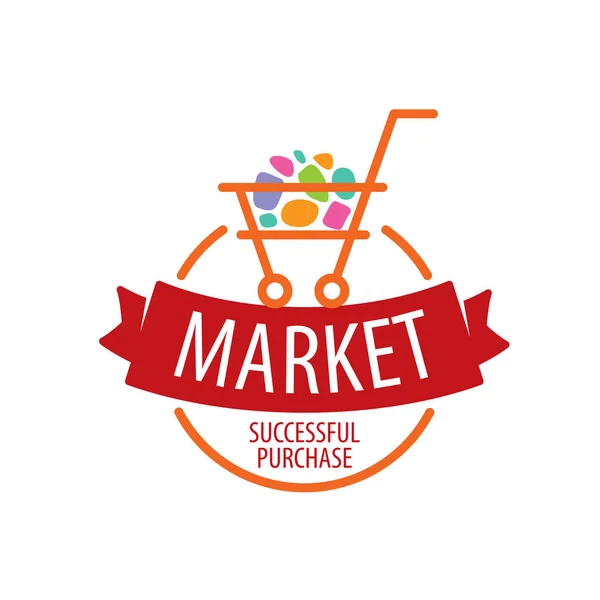 Bulat vektor logo belanja troli barang Vektor Stok oleh ©artbutenkov ...