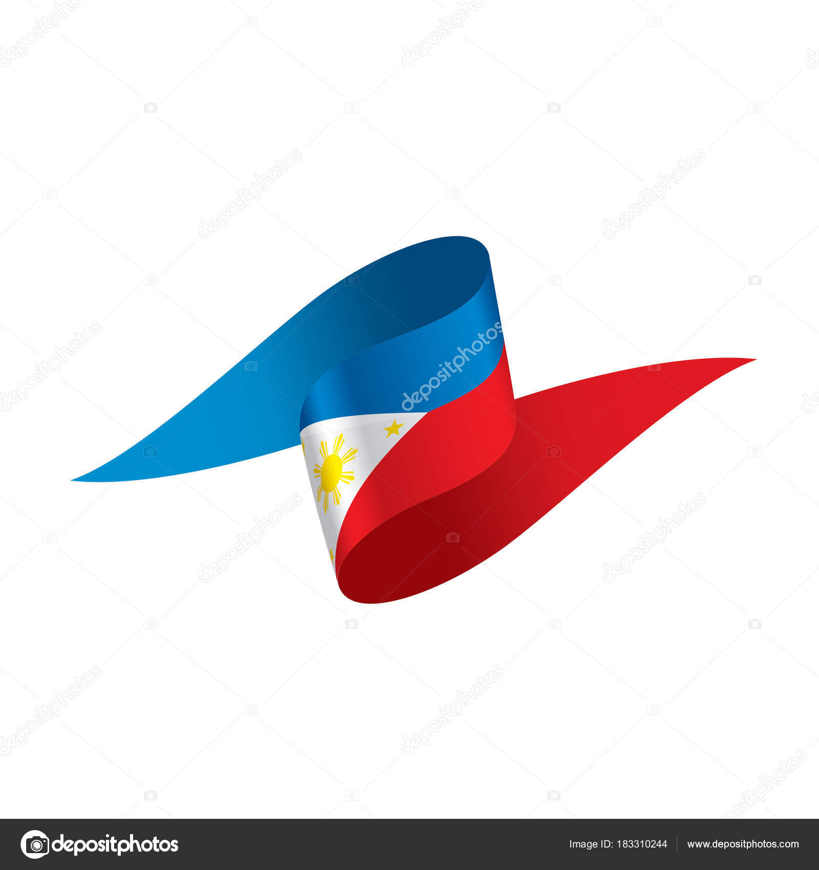 Tribal Philippine Flag Logo