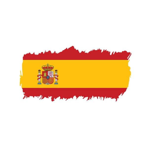 Spain flag, vector illustration Stock Vector by ©artbutenkov 186350006
