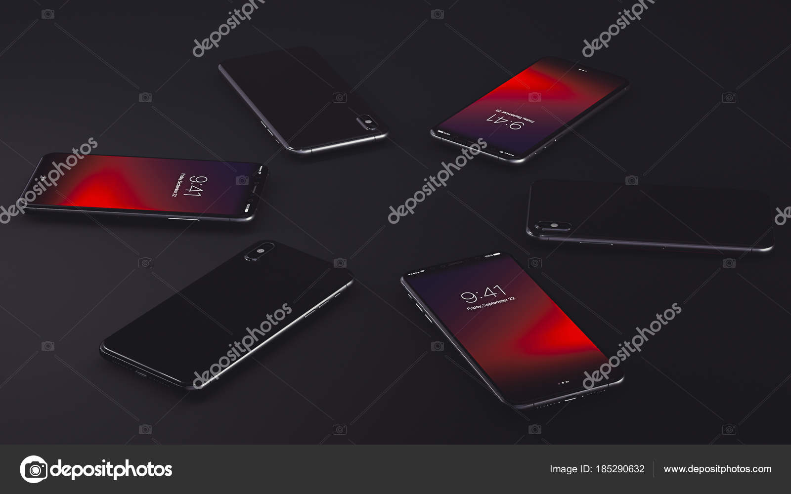 New Smartphone Render Illustrations — Stock Photo © medwedsky #185290632