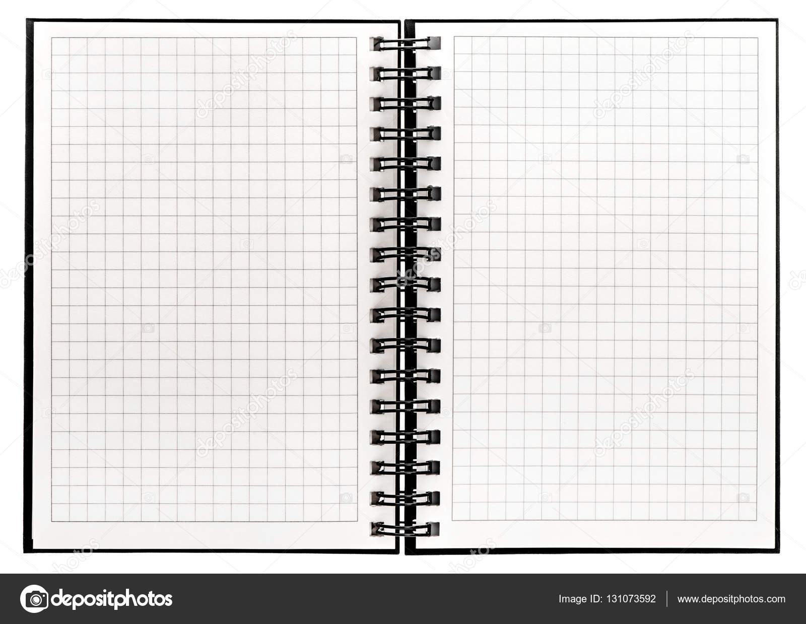 Open Spiral Notebook Background