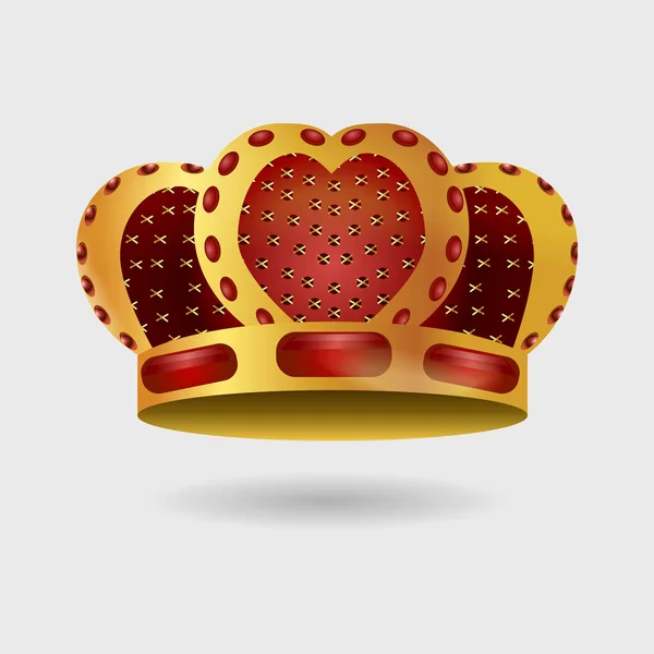 Royal Golden Crown With Gradient Mesh Stock Illustration By ©kololo15