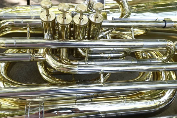 Detail of wind instrument - Stock Image - Everypixel