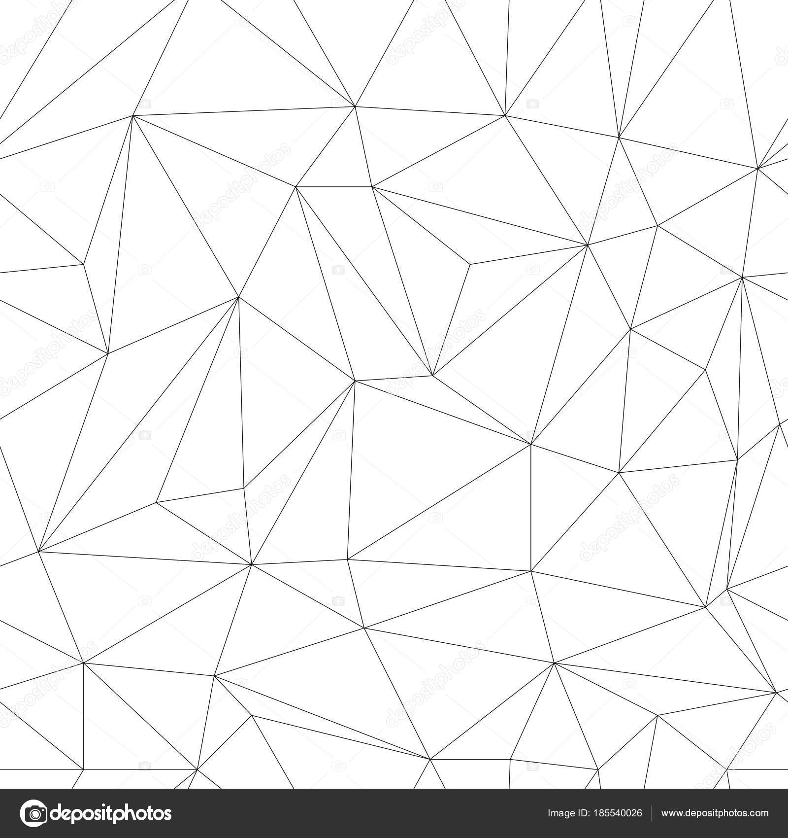 Modern Seamless Vector Pattern Triangle Grid Junction Point Geometric ...