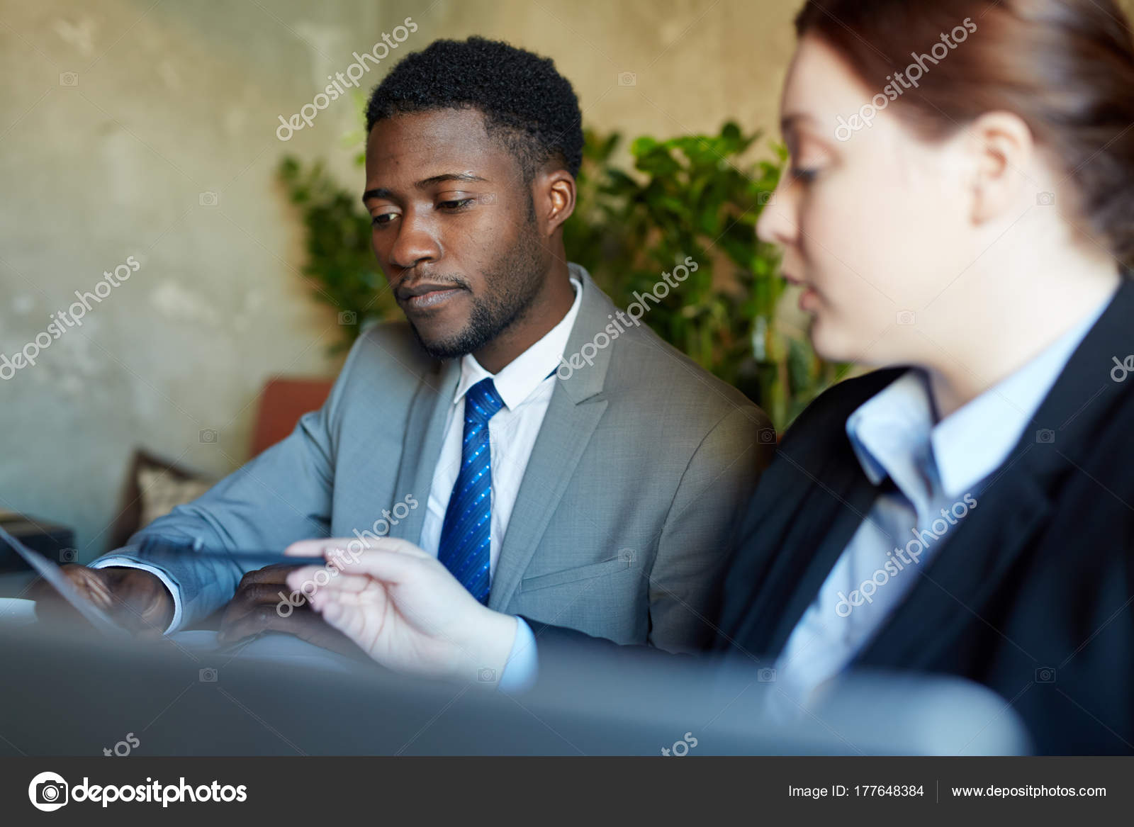 Business People Working Serious