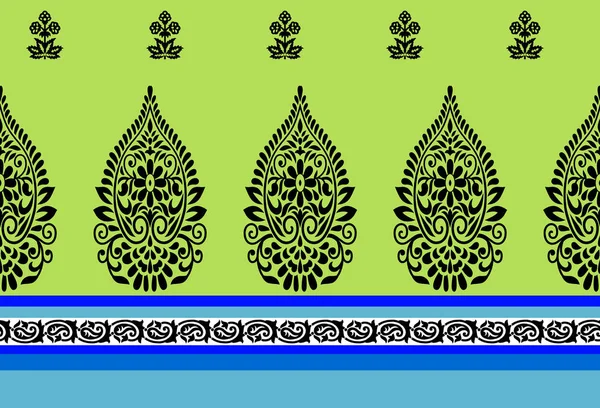 Seamless traditional indian border Stock Photo by ©malkani 166390418