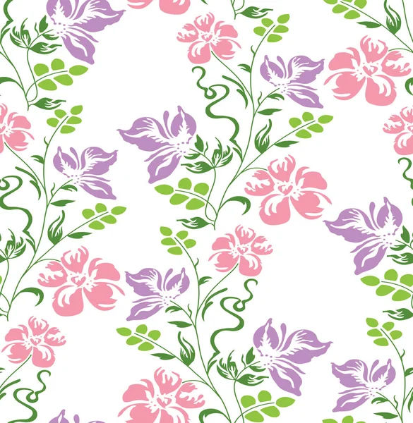 Fancy seamless floral background — Stock Vector © malkani #21703941