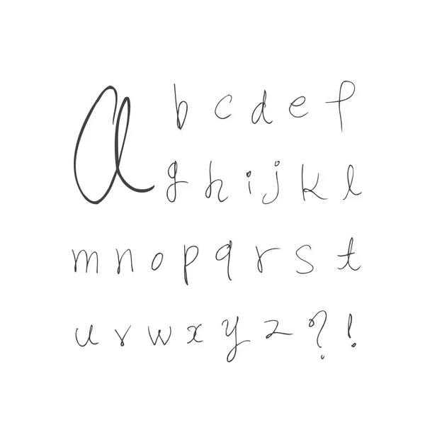 The hand drawn calligraphy font Stock Photos, Royalty Free The hand ...