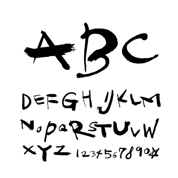 Vector Fonts Handwritten Calligraphy Stock Vector by ©hiphopseohwa ...