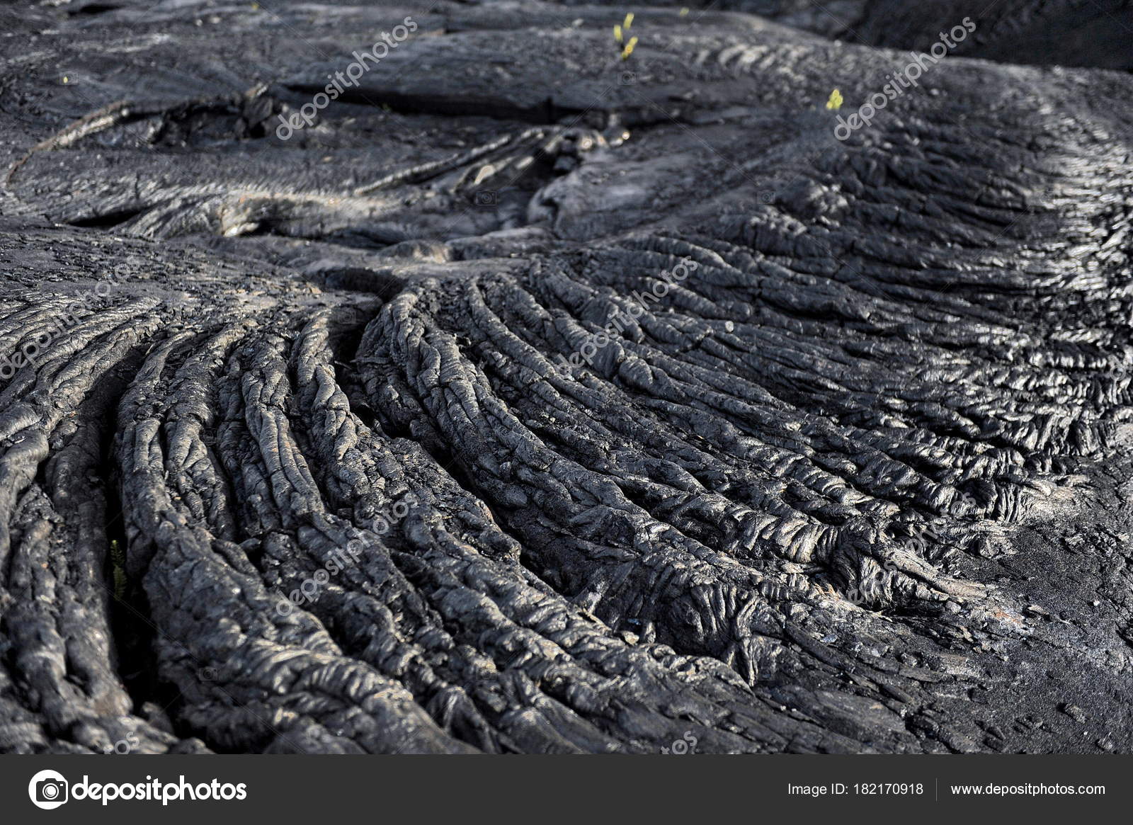 Hardened Lava Vicinity Hawaiian Volcano Kilauea ⬇ Stock Photo, Image by ...