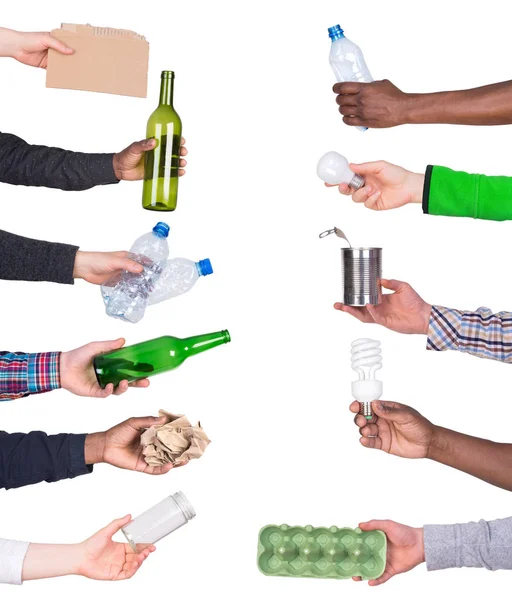 Trash samples isolated on white — Stock Photo © photkas #22712369