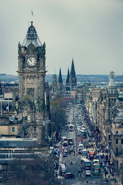 Clock tower in Edinburgh — Stock Photo © muzzyco #176124364