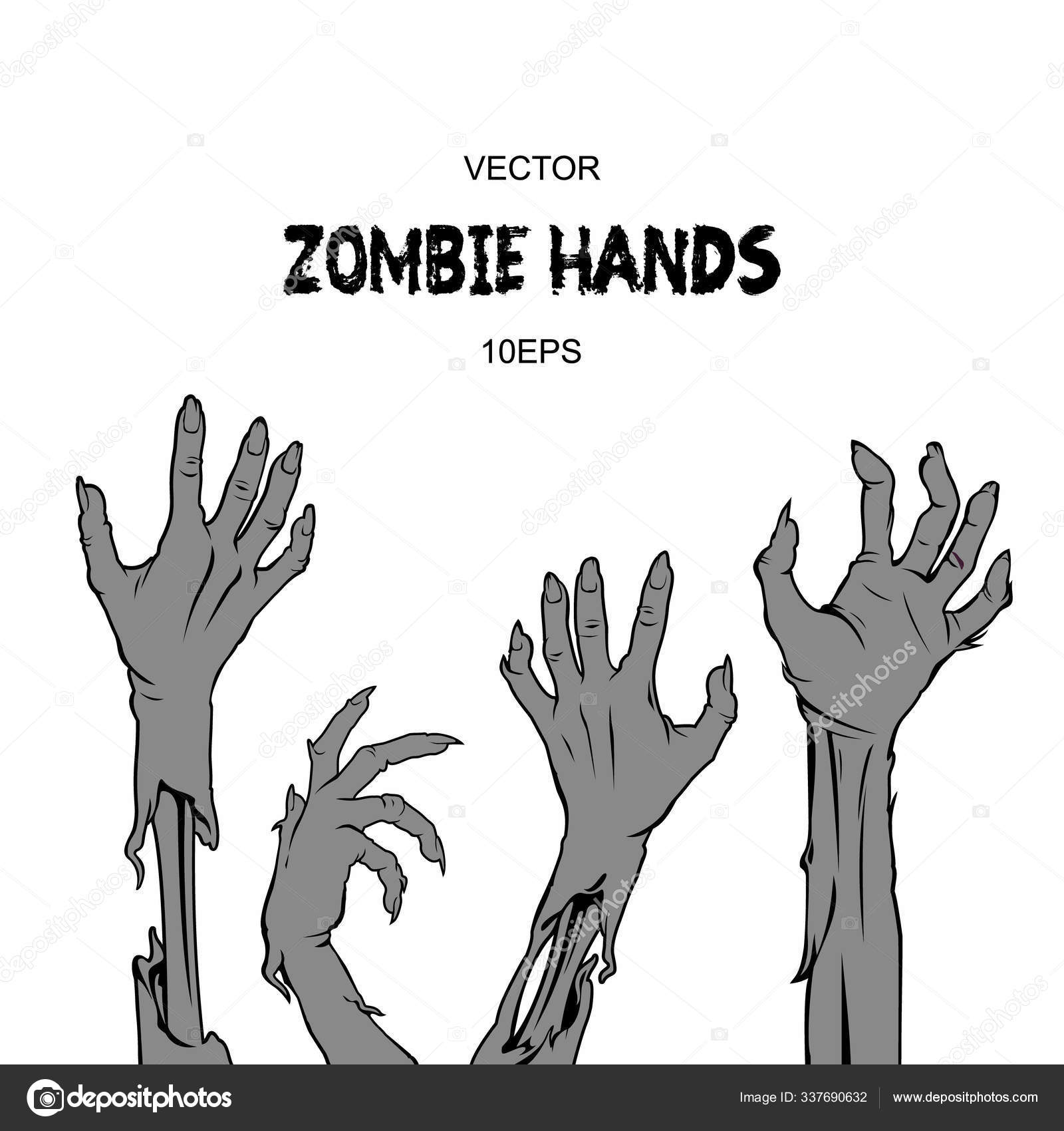Zombie Hand Vector