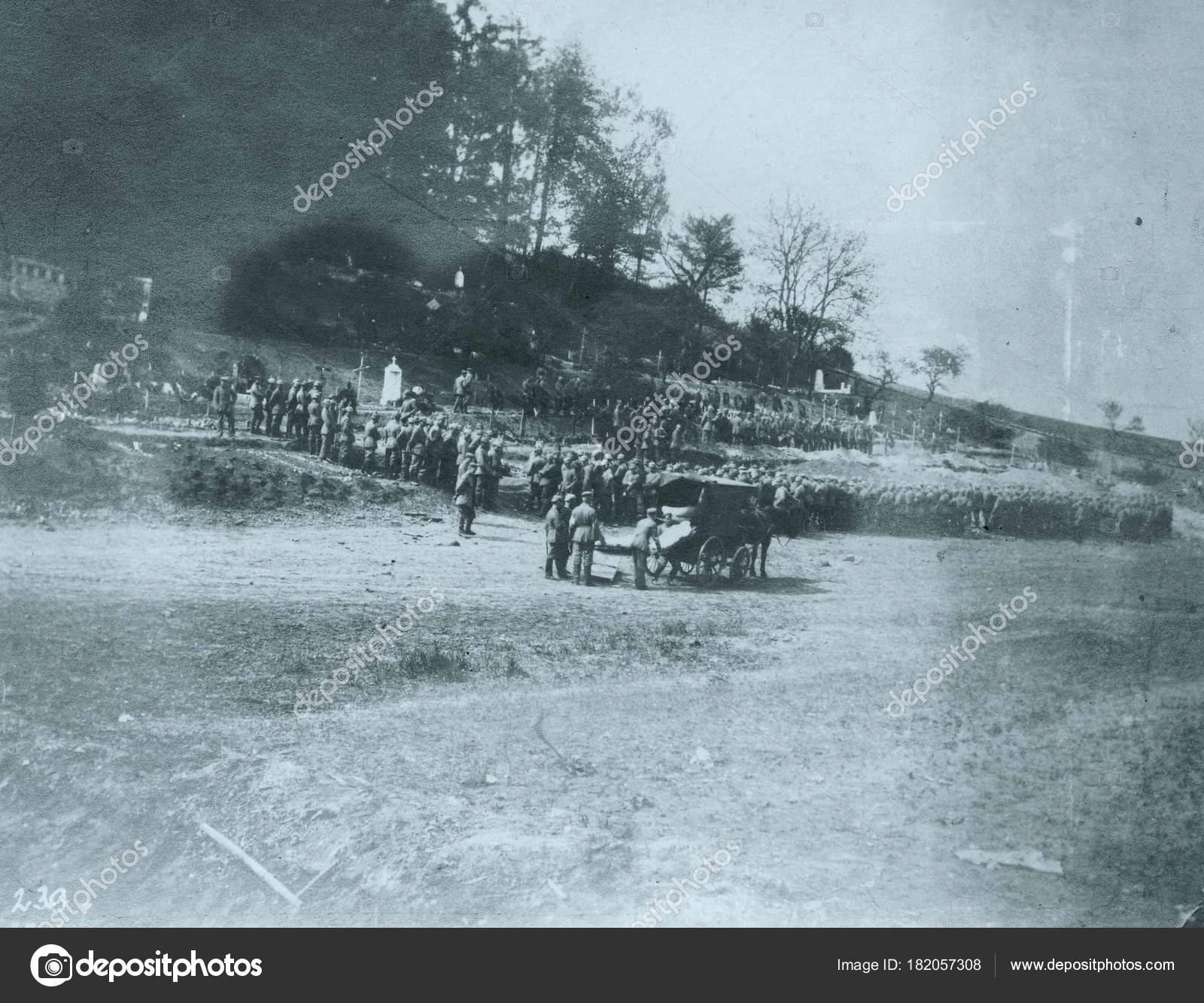 German Bataillon Funeral Comrades — Stock Editorial Photo ...