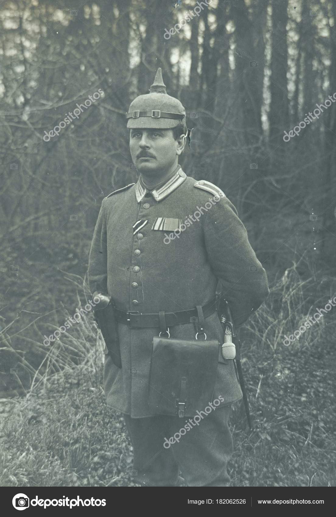 German Sergeant Posing Camera Fields — Stock Editorial Photo ...