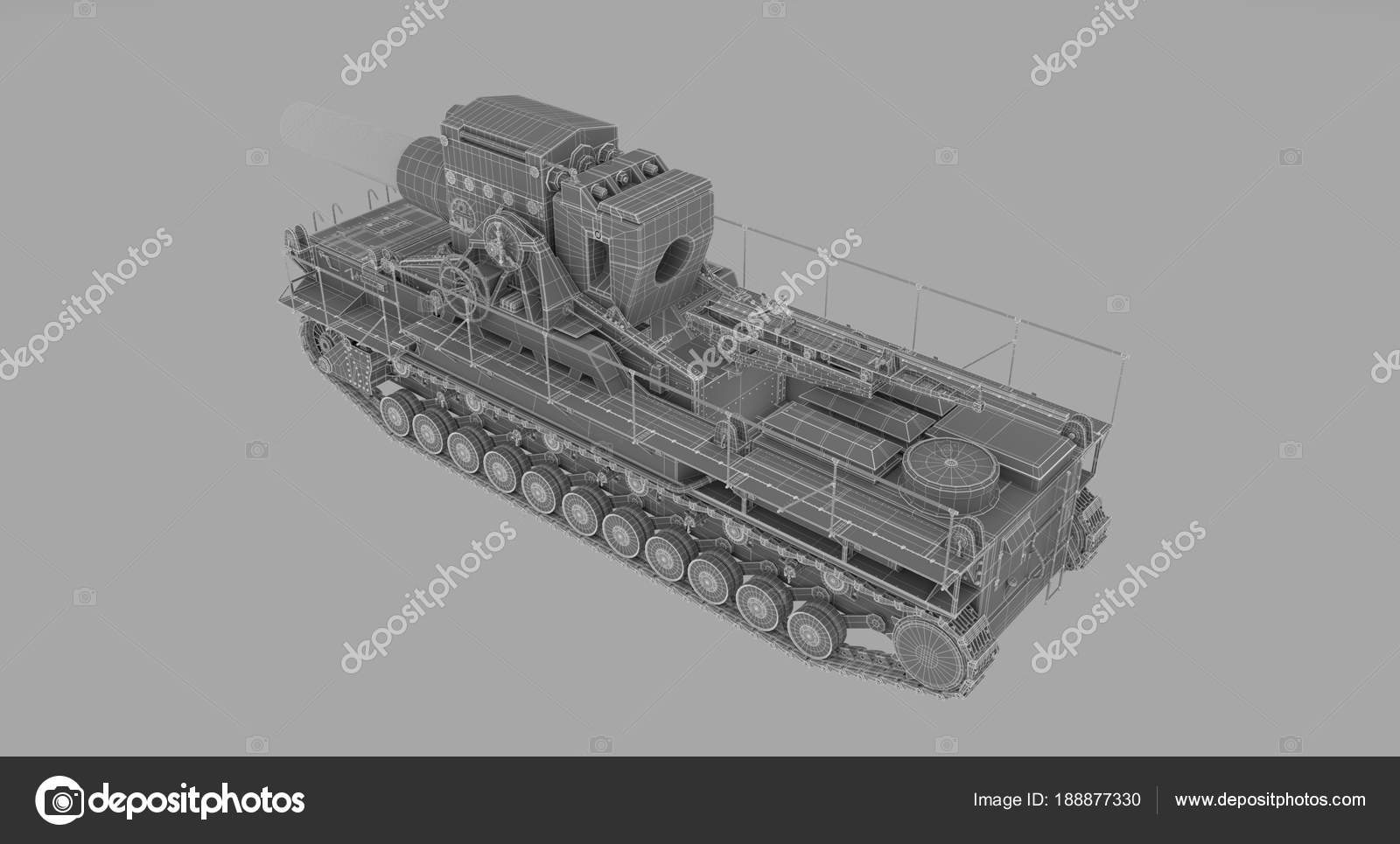 Graphic Massive 60Cm German Siege Mortar Karl Also Named Thor — Stock ...