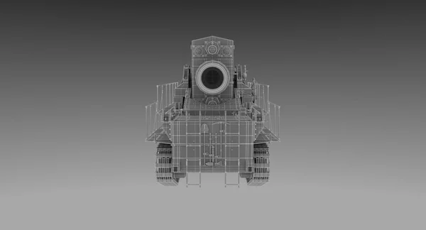 Back View German Siege Mortar 041 Karl Also Named Thor Stock Photo by ...