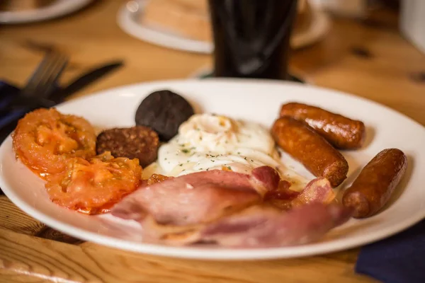 A full Irish breakfast served in a pub in Waterville, Ireland - Stock ...