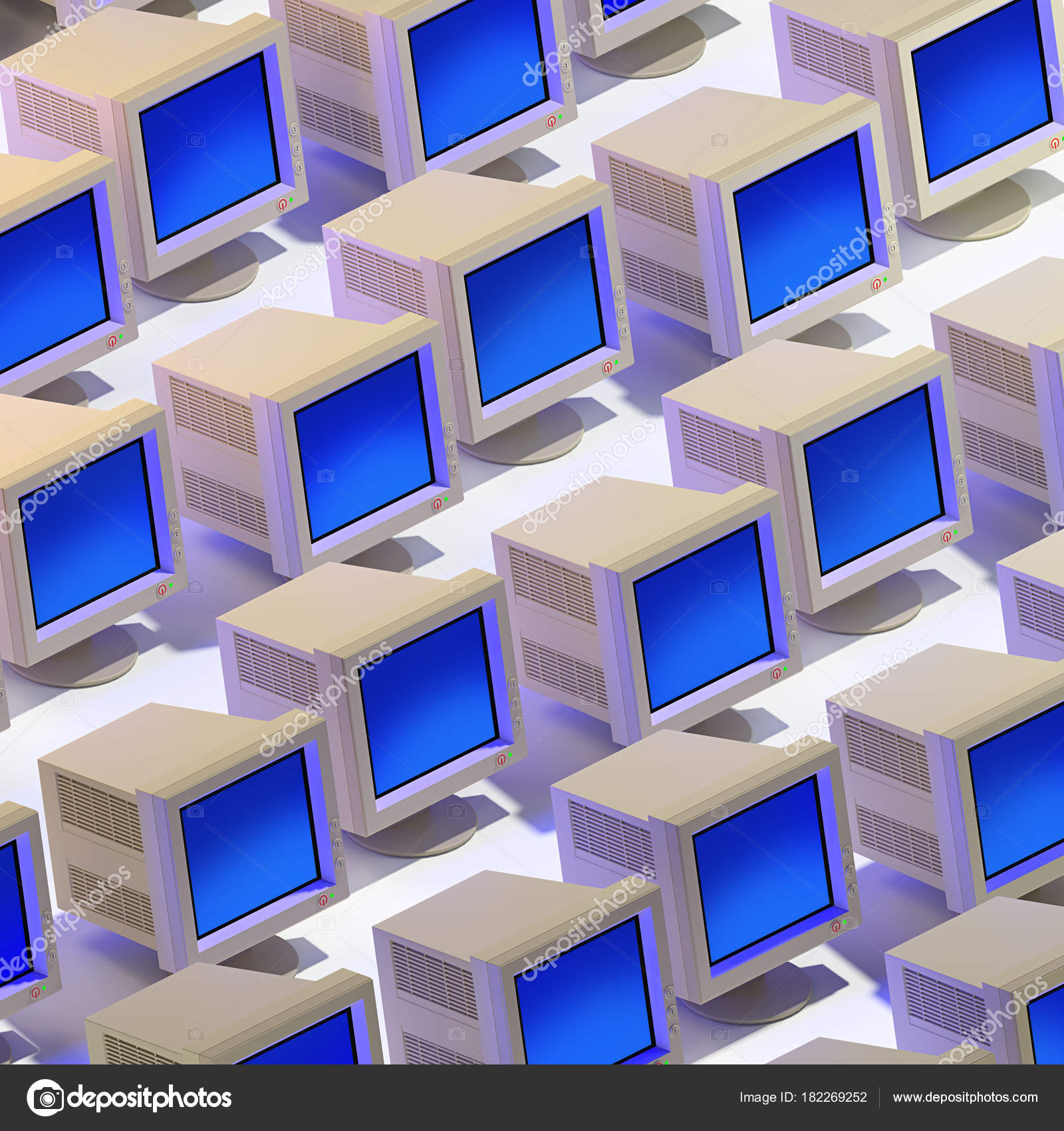 Multiple Computers Clipart