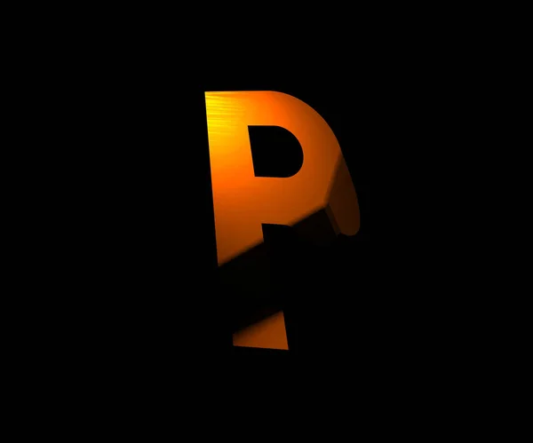 Rendering Alphabet Projected Refracted Surface Creative Geometric ...