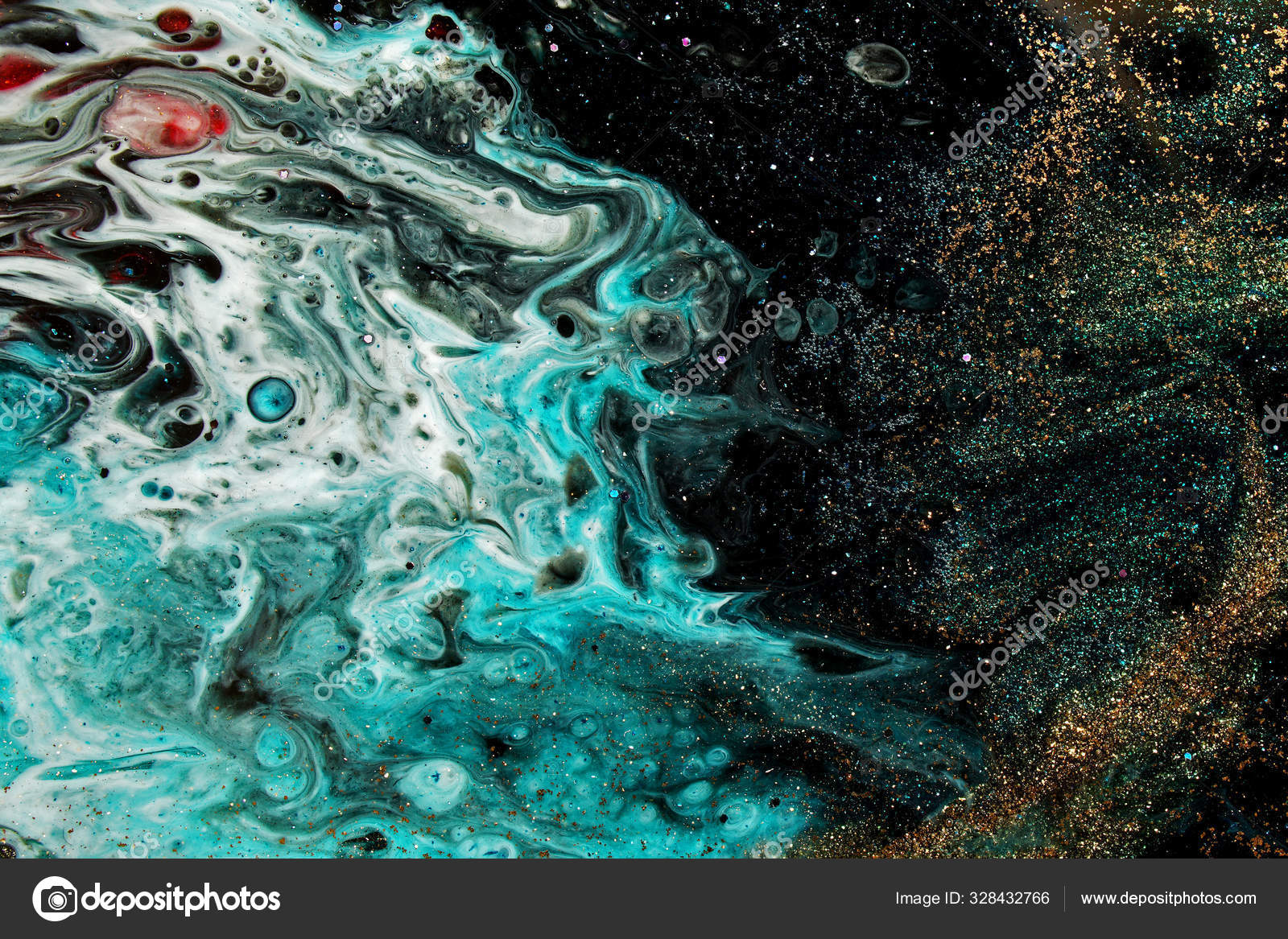 Part of original epoxy resin art Stock Photo by ©jekatarinka 328432766