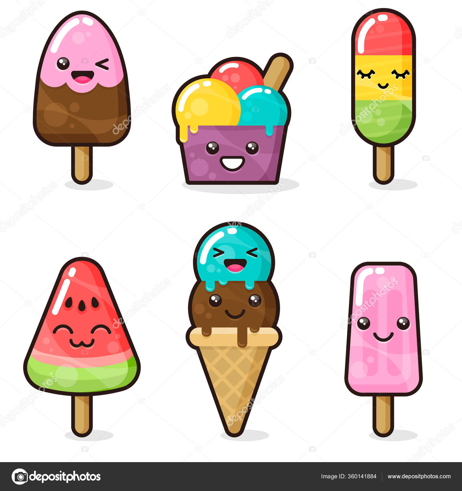 Lindos Fondos De Helado