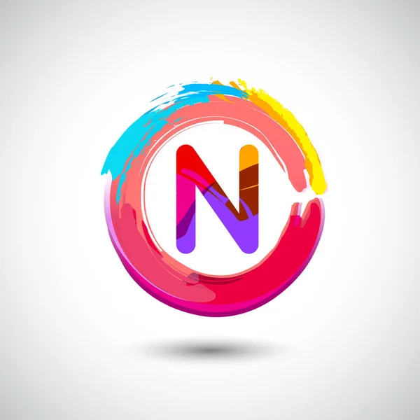 n colorido logotipo de la letra, vector de ilustraci n 2024