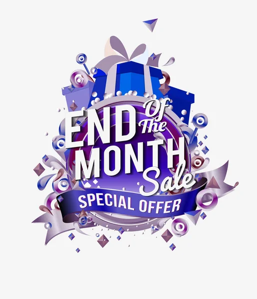 Month end sale Vector Art Stock Images | Depositphotos