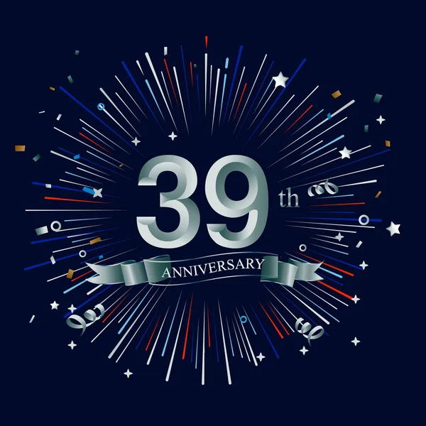 289 39 years celebration Vector Images | Depositphotos