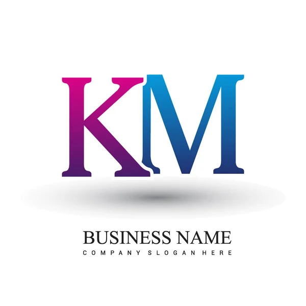 Letters km Vector Art Stock Images | Depositphotos