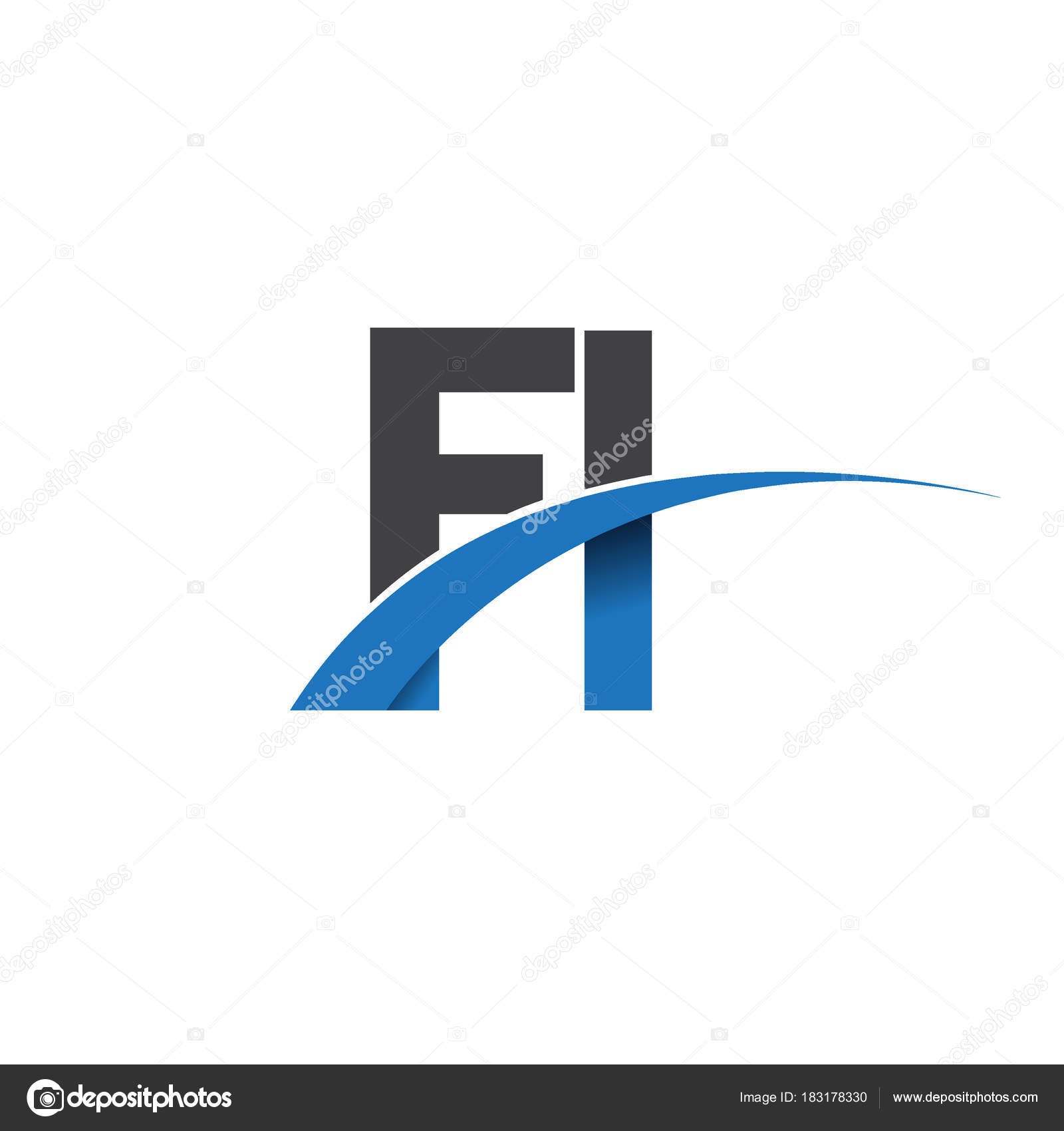 Letters Logo Initial Logo Identity Your Business Company Stock Vector ...