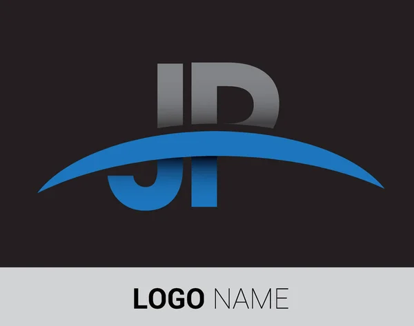 Jp logo design Vector Art Stock Images | Depositphotos