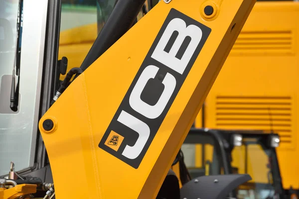 JCB heavy duty equipment vehicle and logo – Stock Editorial Photo ...