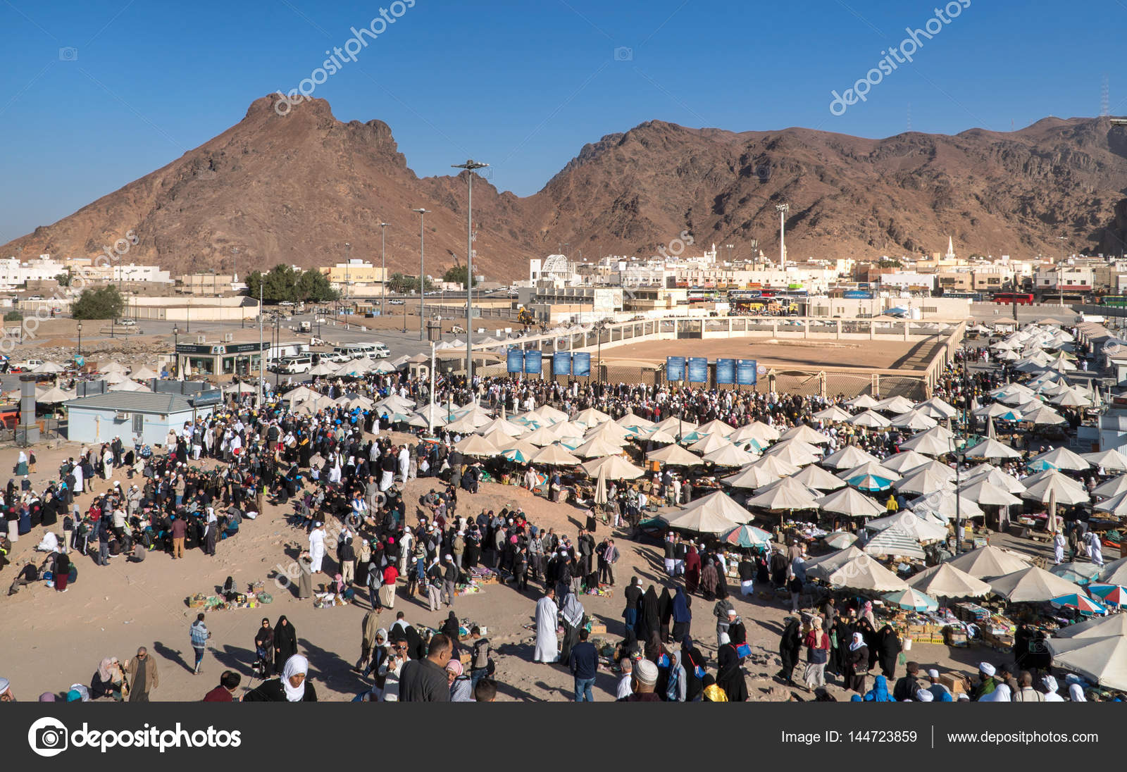 Uhud mountain is one of historical place in Islamic history. – Stock ...