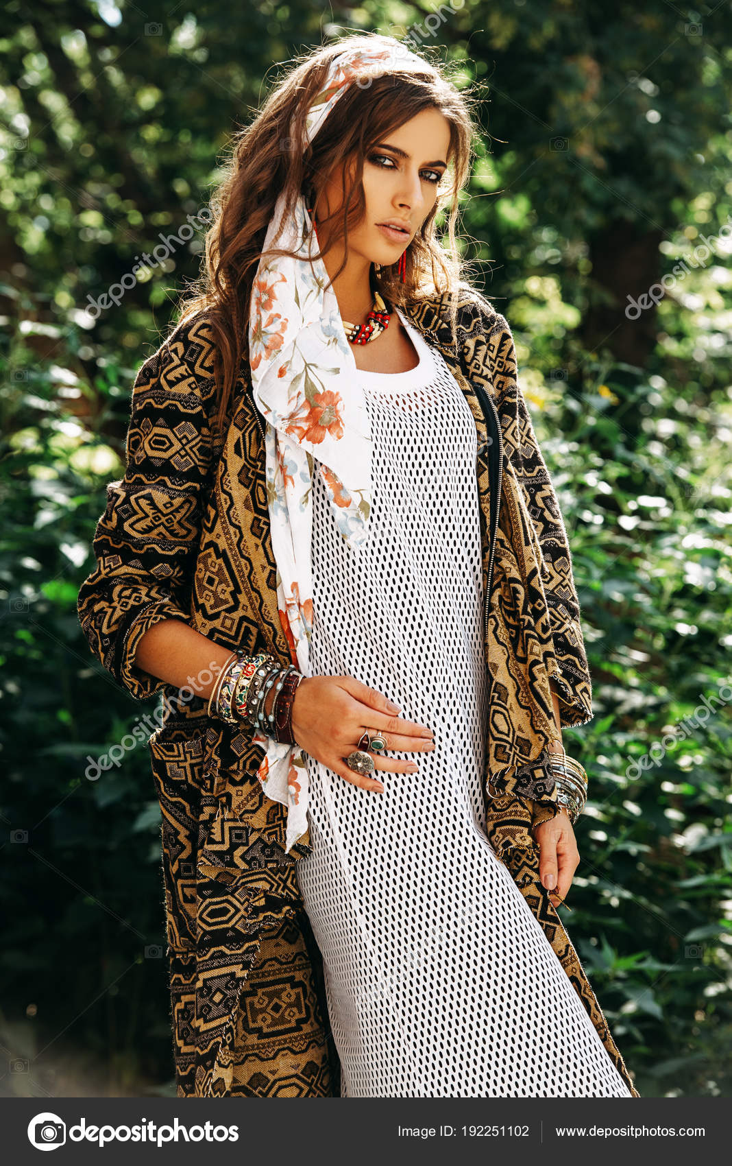 Female gypsy style — Stock Photo © prometeus #192251102