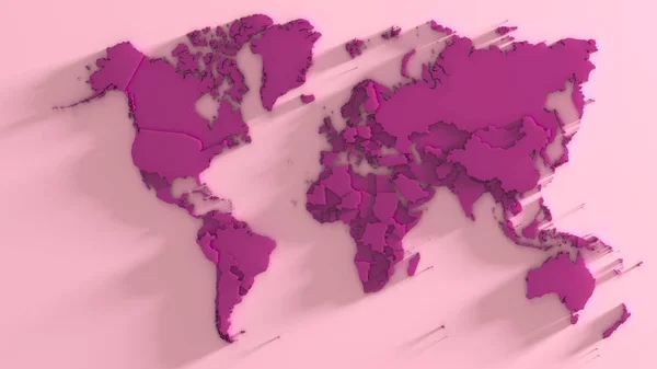 Fotos de Mapa mundial rosa, Imagens de Mapa mundial rosa sem royalties ...