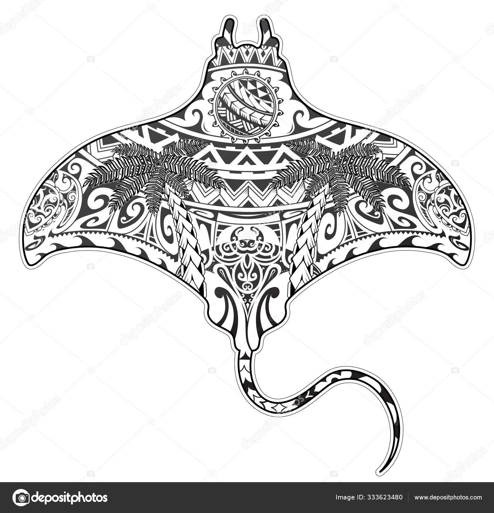 Spotted Eagle Ray Tribal