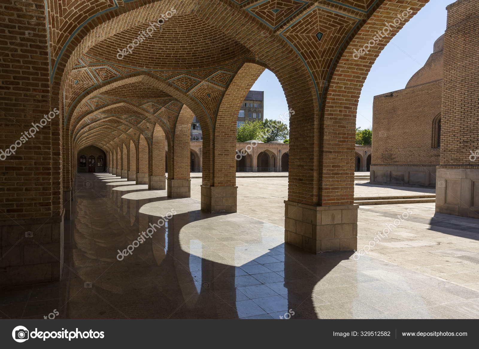 Blue Mosque Tabriz — Stock Photo © Kloeg008 #329512582